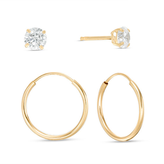 Piercing pagoda 14k gold earrings store